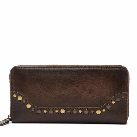 Frye | Bags | Frye Melissa Western Leather Zip Wallet | Poshmark